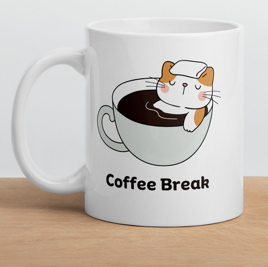 Funny Cat Mug for Coffee Lover, Funny Tea Mug, Funny Cat Cup, Cat Mom ...