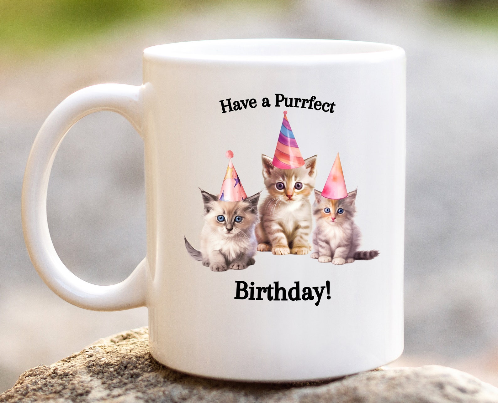 Happy Birthday Cat Mug, Gift for Birthday, Cat Lover Gift, Gift for Cat ...