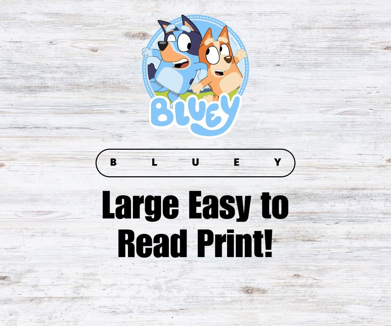 Bluey Word Search Puzzle, Fun Printable Game, Party Game for Kids ...