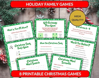 Christmas Office Party Game Bundle, Holiday Office Party Games, Instant ...