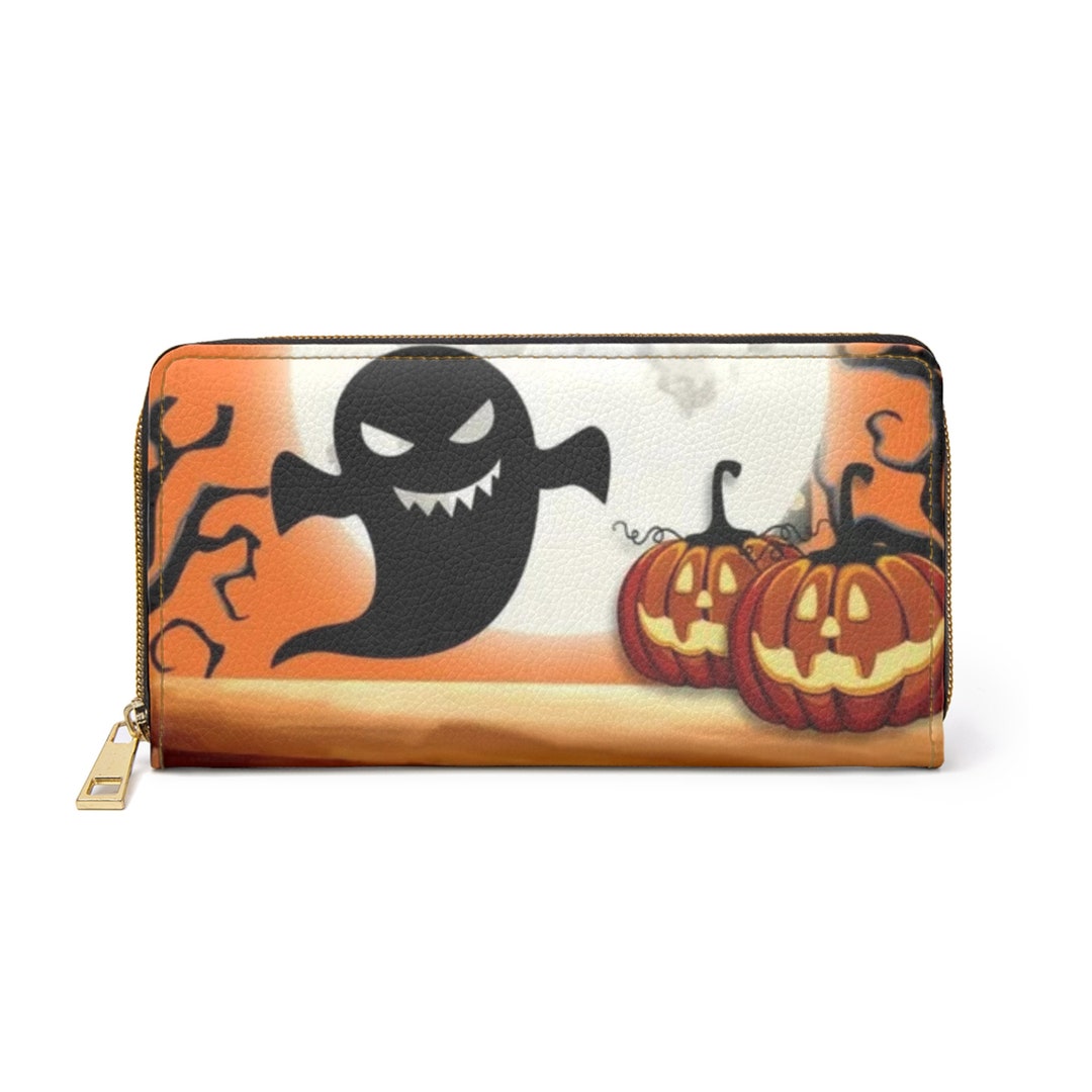 Spooky Style Unique Ghosts, Womans Wallet, Personalized Wallet, Custom ...