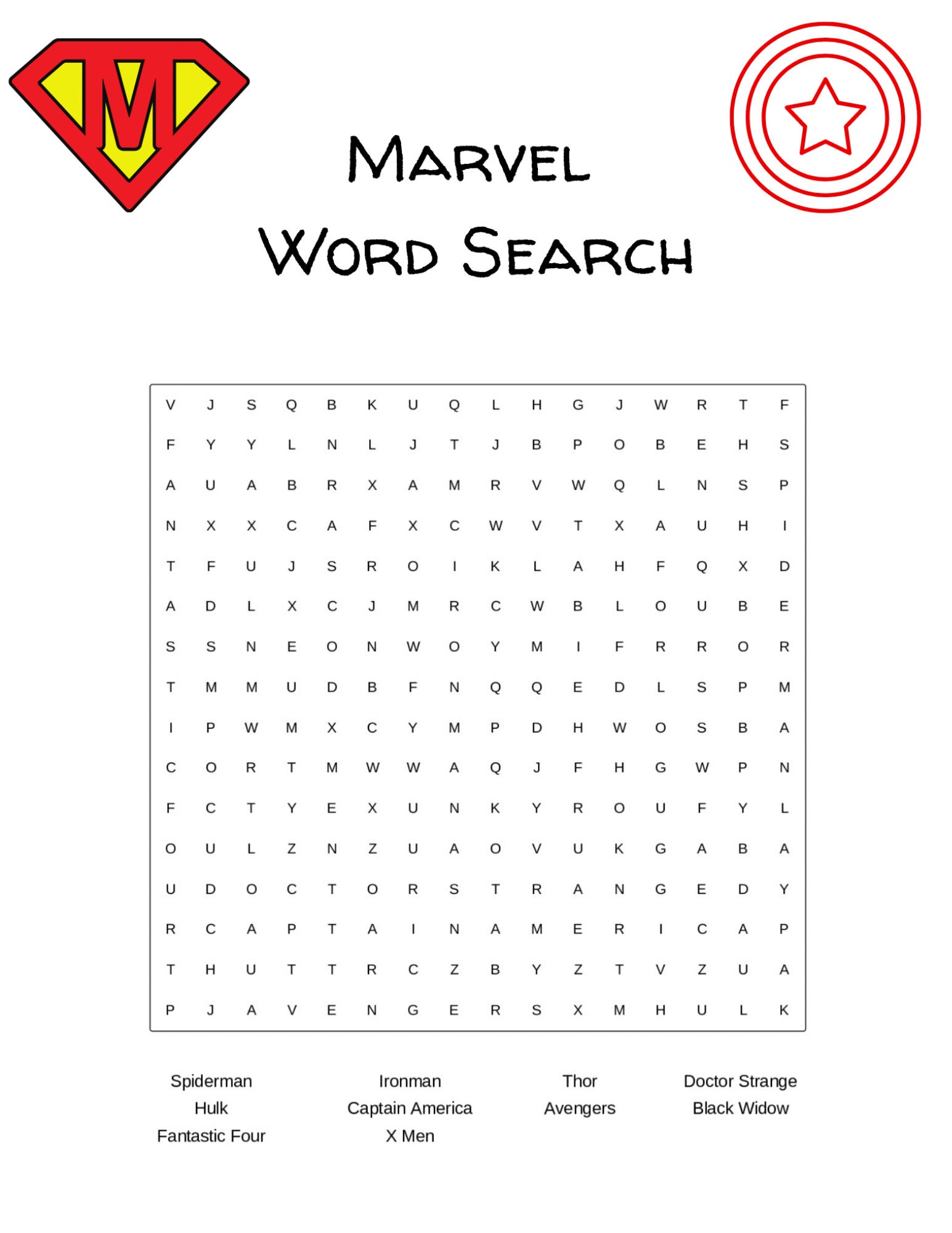 Cartoon Word Search Puzzles 9 Pages - Etsy