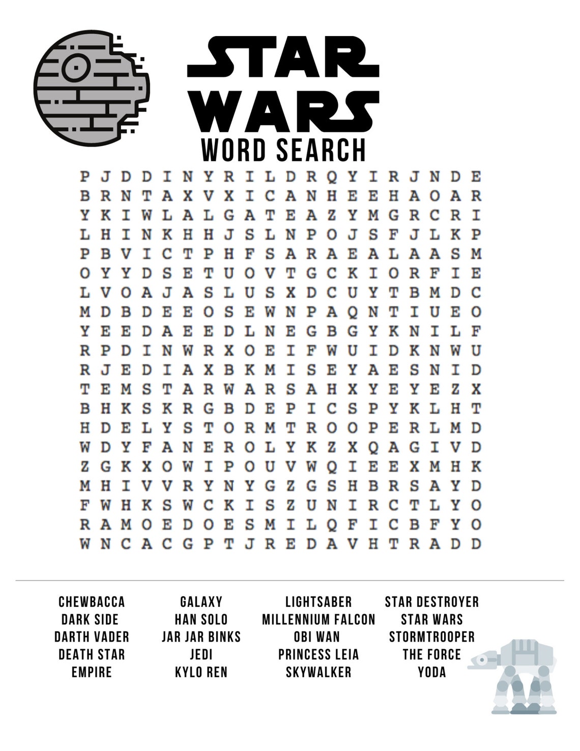 Cartoon Word Search Puzzles 9 Pages - Etsy