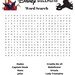 Cartoon Word Search Puzzles 9 Pages - Etsy
