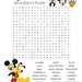 Cartoon Word Search Puzzles 9 Pages - Etsy