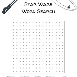 Cartoon Word Search Puzzles 9 Pages - Etsy