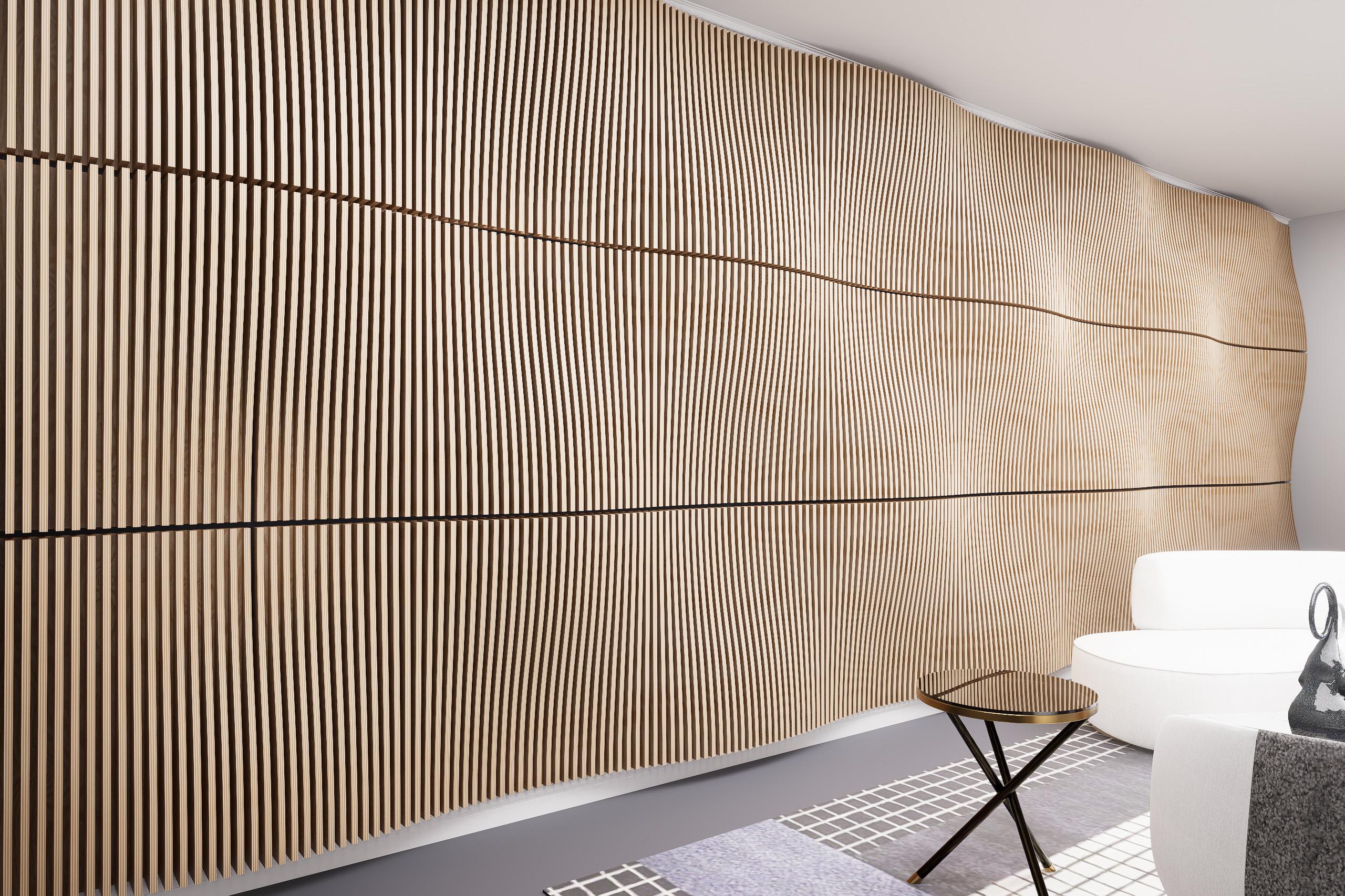 Premium Parametric 3D Wall Panels | Customizable Sizes | Matte Lacquer ...