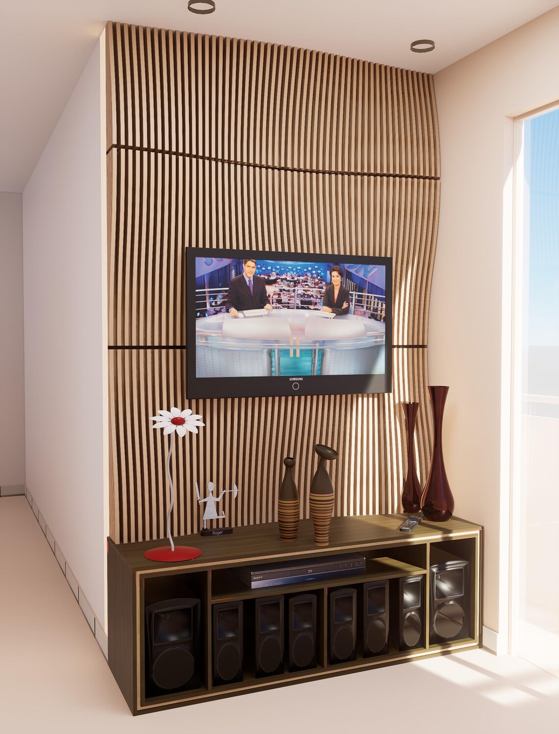 Premium Parametric 3D Wall Panels | Customizable Sizes | Matte Lacquer ...