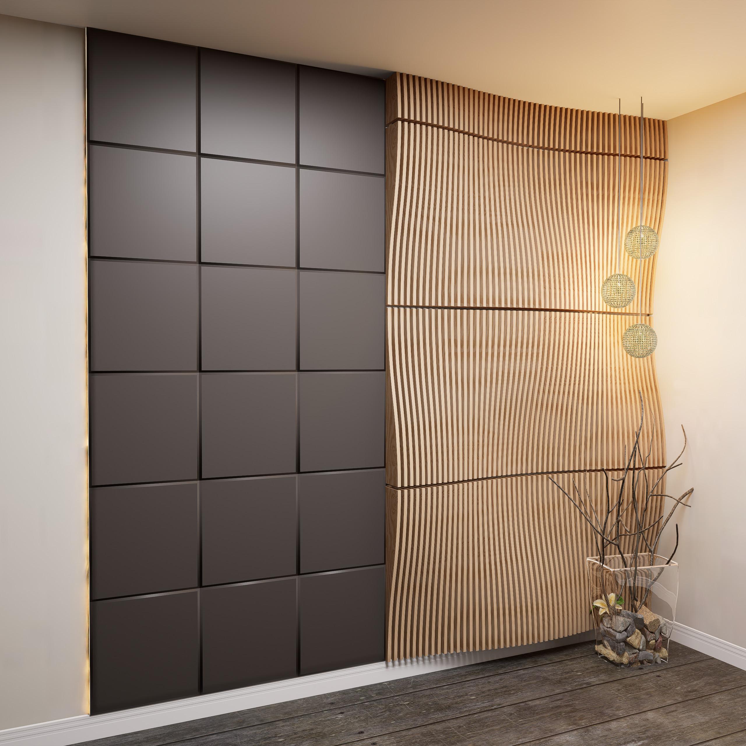 Premium Parametric 3D Wall Panels | Customizable Sizes | Matte Lacquer ...