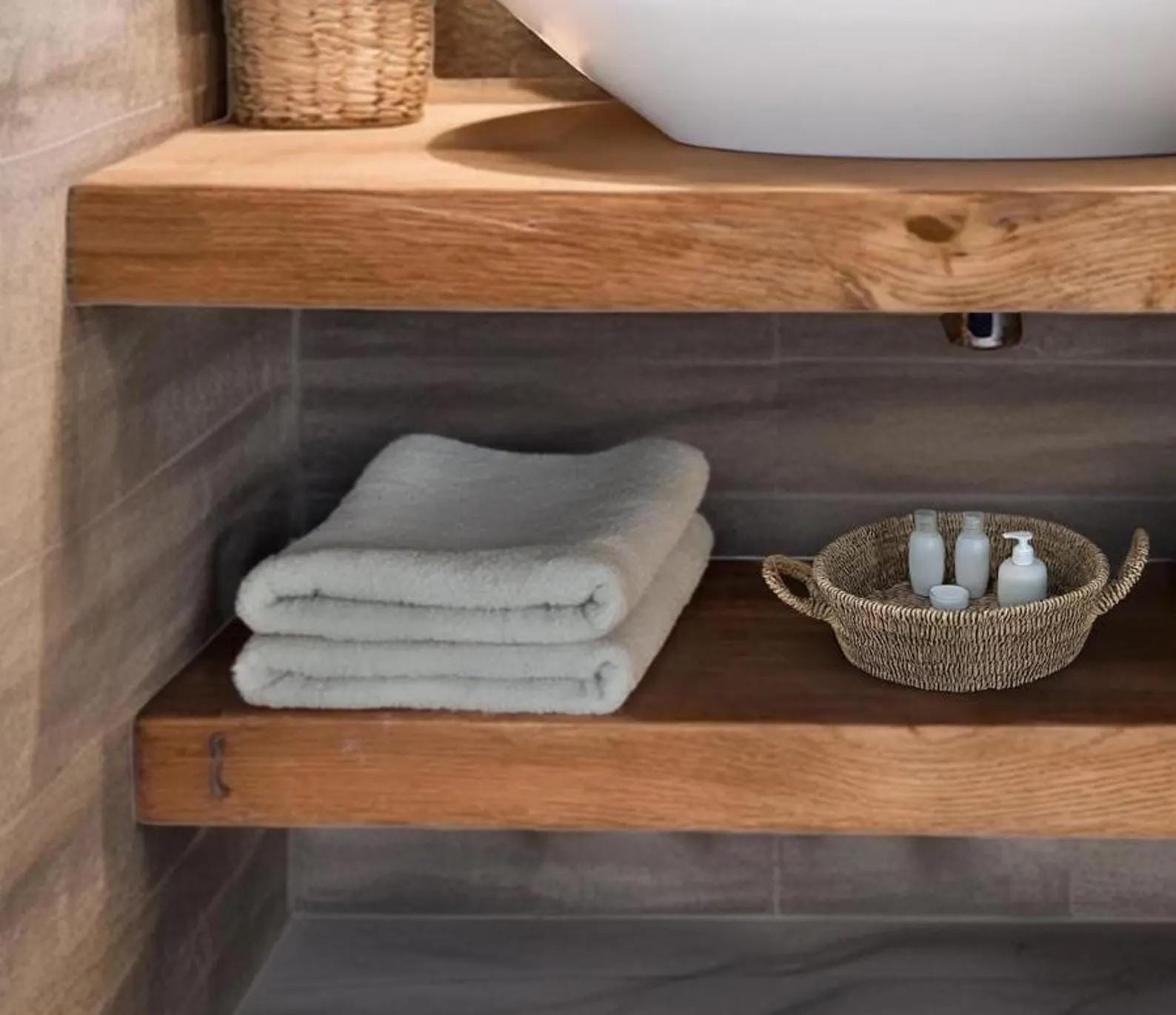 Rustic Floating Bathroom Vanity - Live Edge - Brazilian Cedar - Etsy