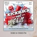 Kickback Party Flyer, Editable Kickback Club Flyer, Club DJ Party ...