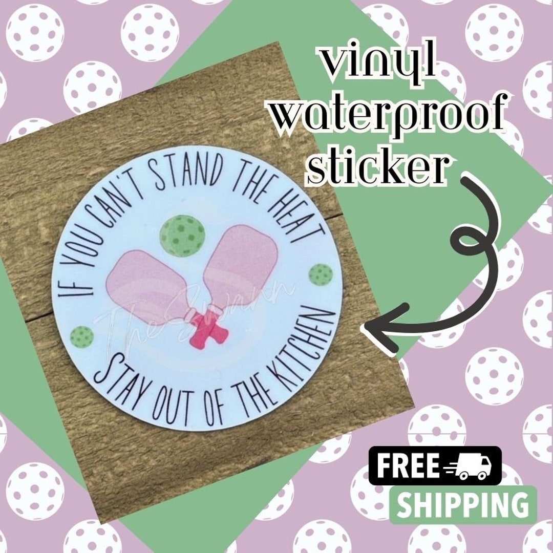 Funny Sticker | Pickleball Sticker | Pickleball Lover | Waterproof ...