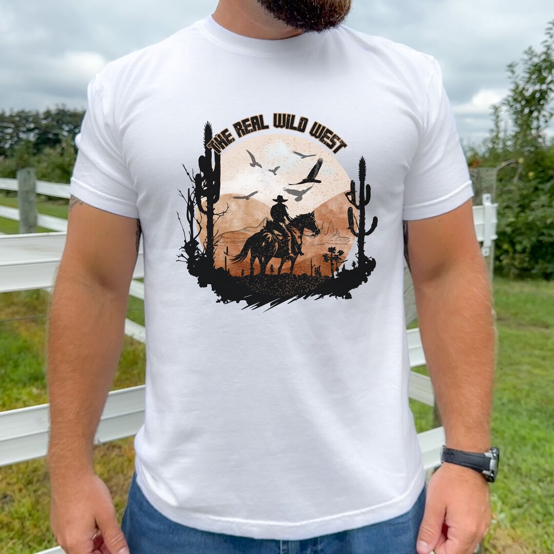 Cowboy Tshirt, Western Tshirt, Rodeo Shirt, Western Shirt, Western Gift ...