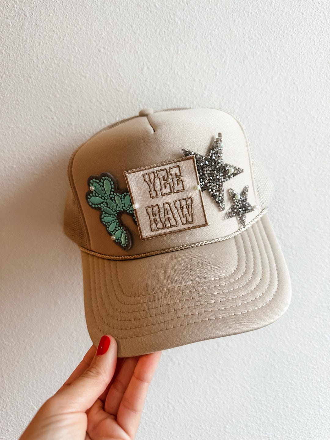 YEE-HAW Patch Trucker Hat - Etsy
