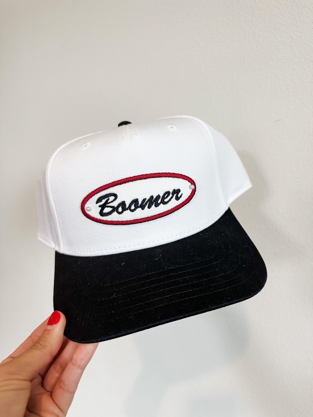 OU Boomer Sooner Canvas Patch Hat - Etsy