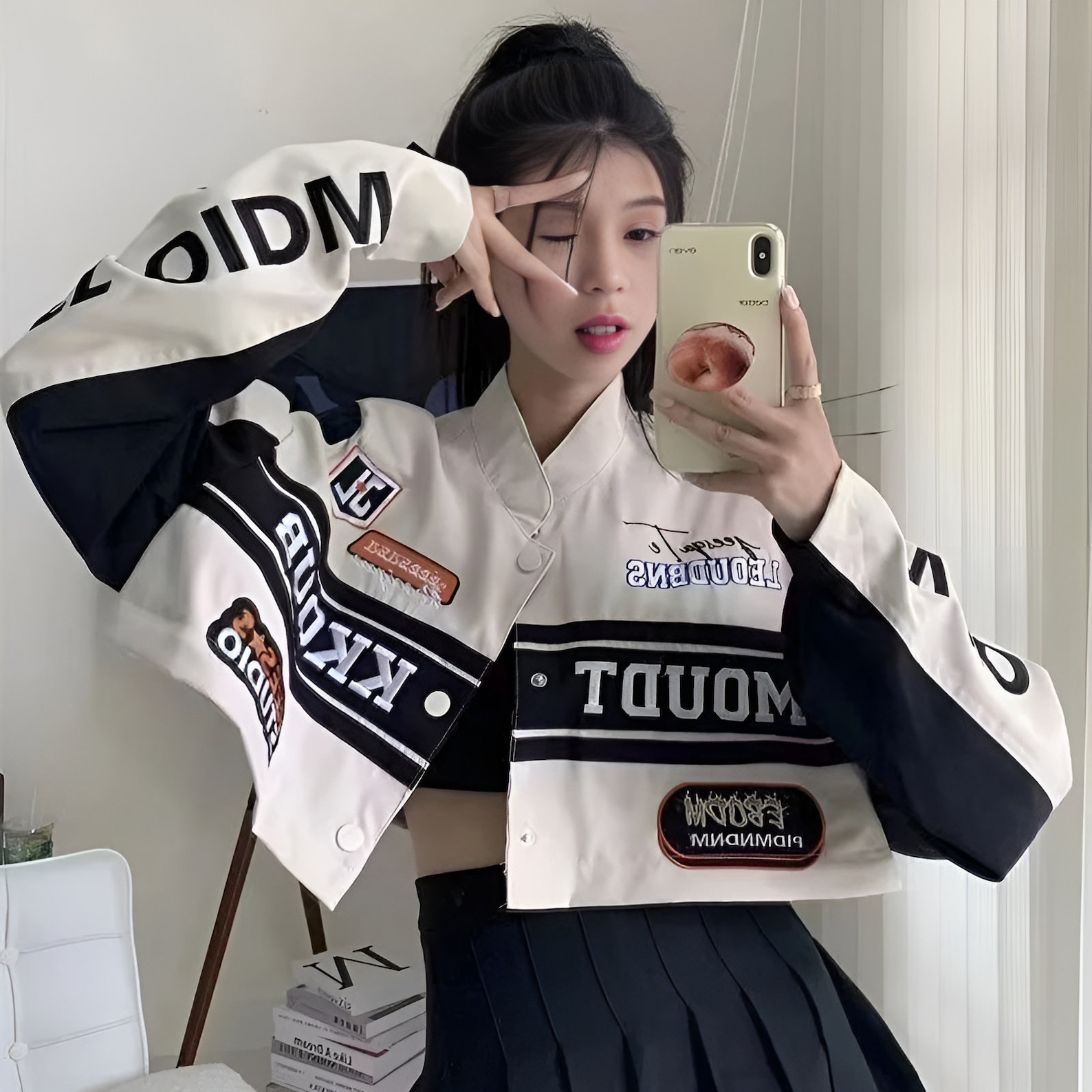 Vintage Women Baseball Jacket Y2K Jacket Women Streetwear - Etsy