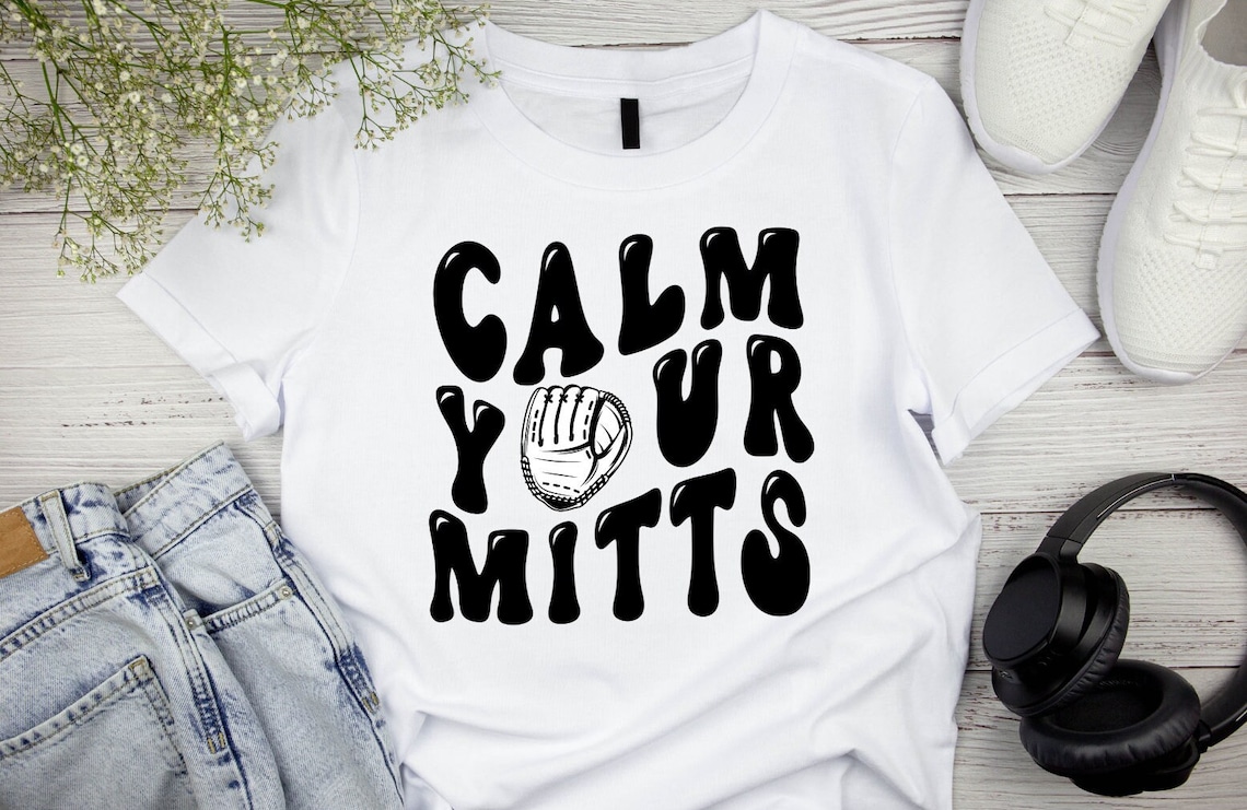 Calm Your Mitts Wavy SVG PNG PDF Digital Download - Etsy
