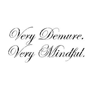 Very Demure Very Mindful Simple SVG PNG PDF Digital Download - Etsy