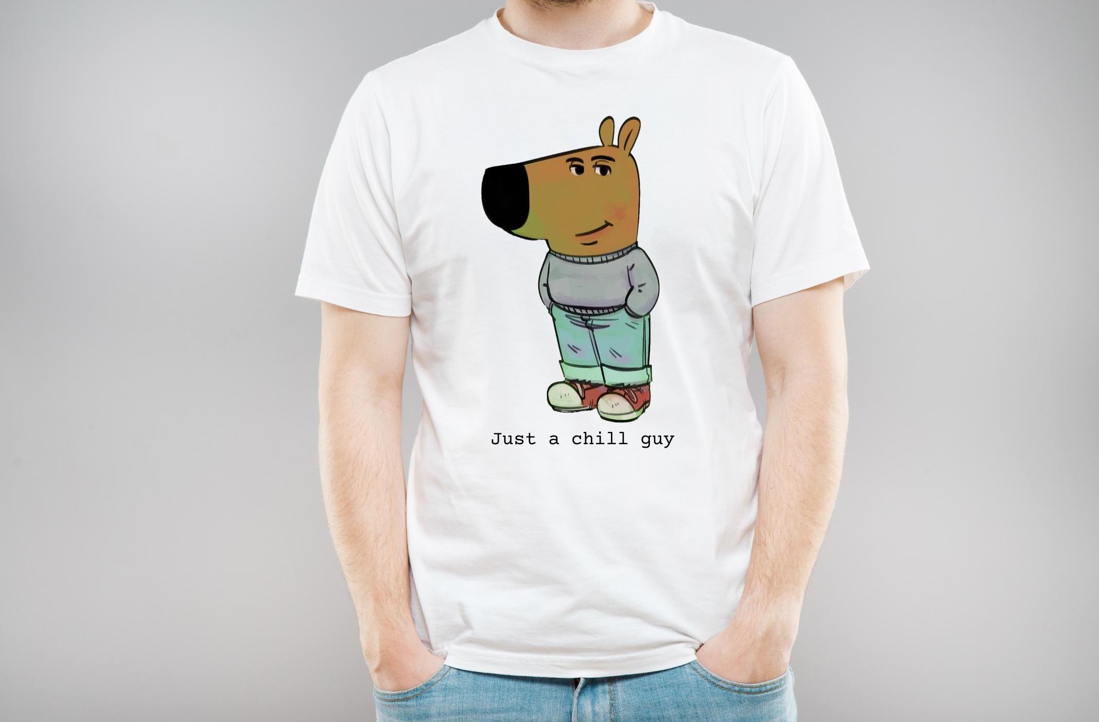 Just A Chill Guy PNG PDF Digital Download Trending Tiktok - Etsy
