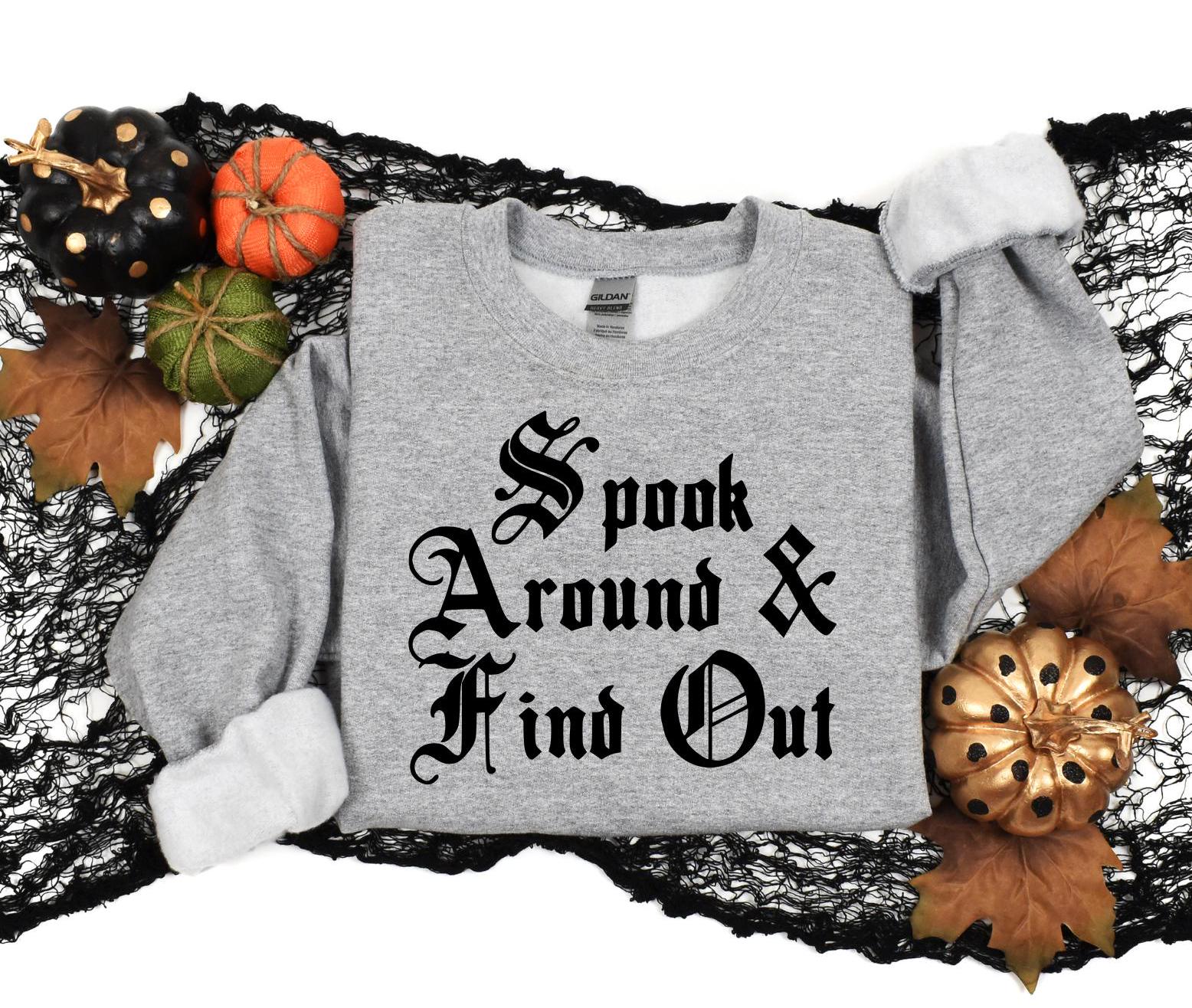 Spook Around & Find Out PNG PDF SVG Digital Download - Etsy
