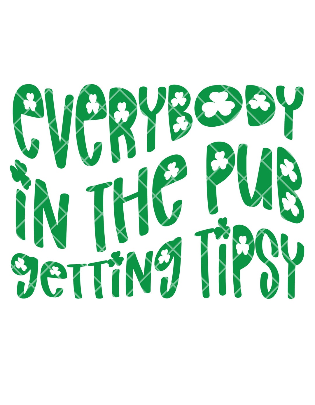 Everybody in the Pub Getting Tipsy SVG PNG Digital Download - Etsy