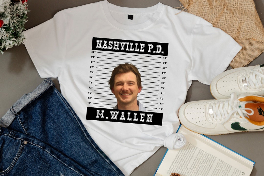 Morgan Wallen Mugshot Nashville P.D. PNG PDF Digital Download - Etsy