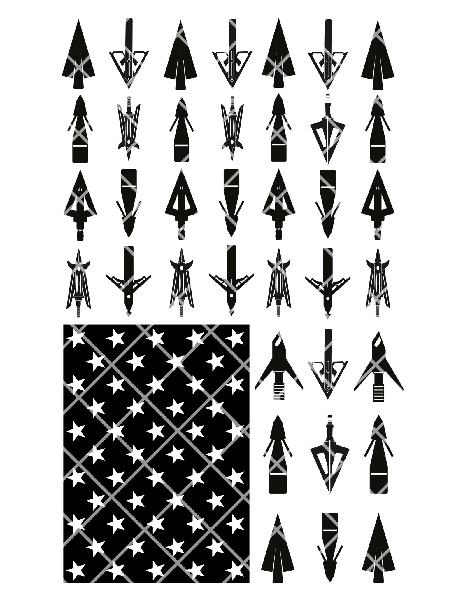 Only Bows + Archery Flag PNG SVG PDF Digital Download - Etsy