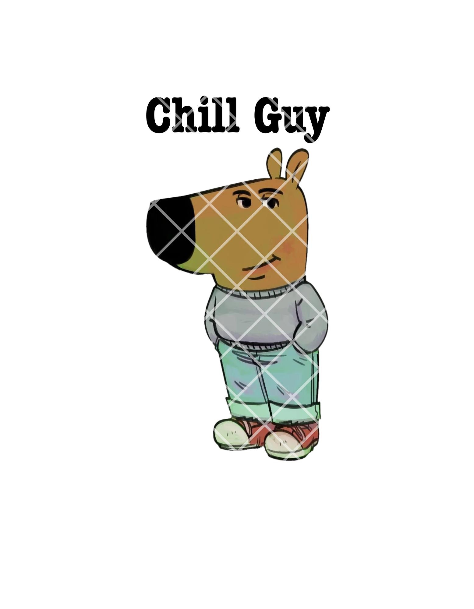 Just A Chill Guy PNG PDF Digital Download - Etsy
