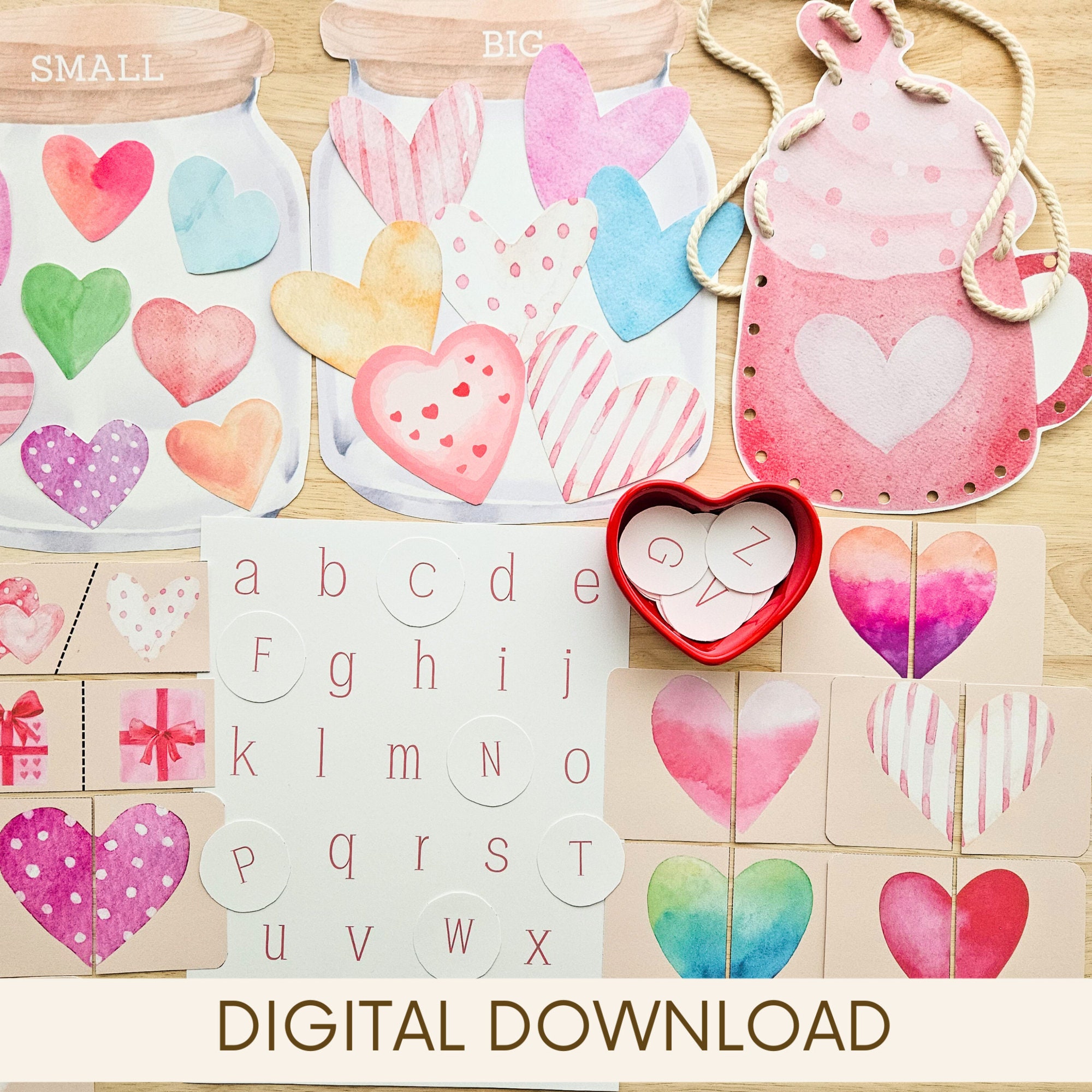 Valentine's Day Packet, Homeschool Printables, Preschool Curriculum ...