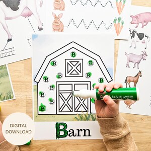 On the Farm Learning Packet, Homeschool Printables, Preschool ...