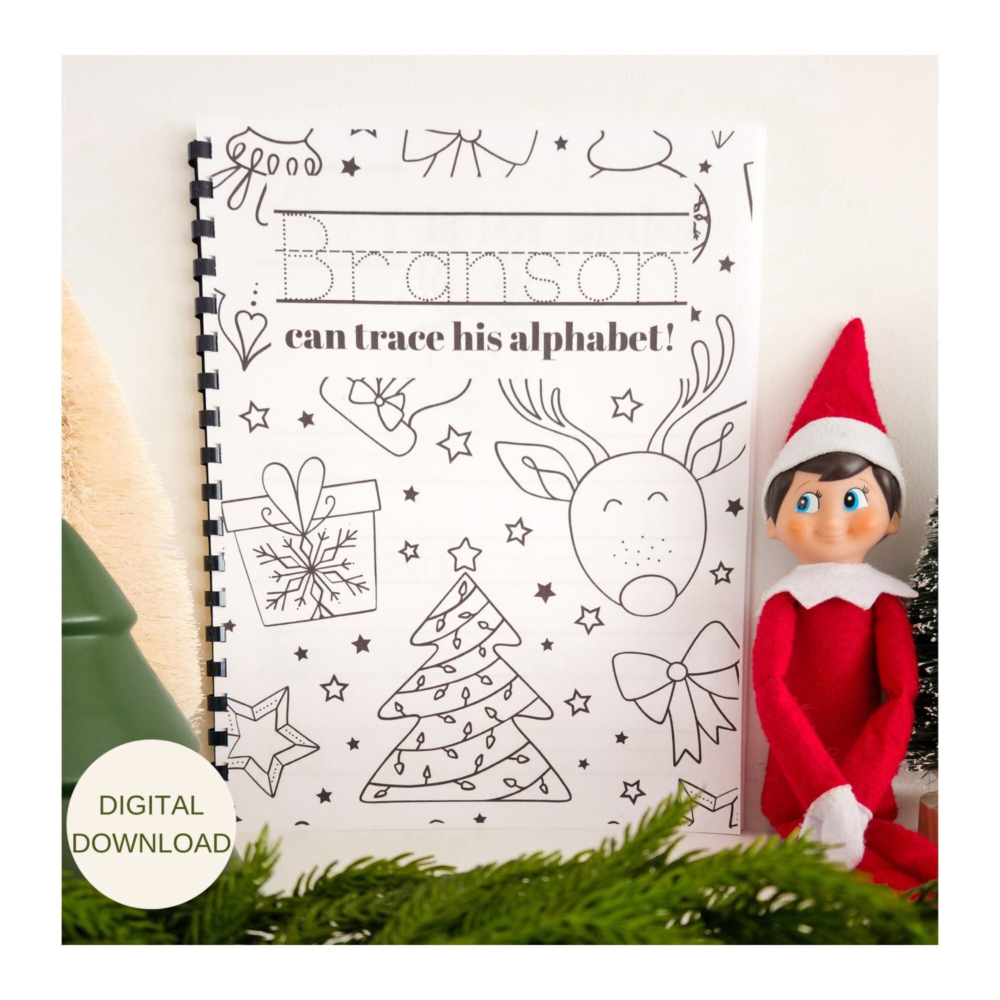 Christmas Alphabet Tracing, Homeschool Printables, Preschool Curriculum ...