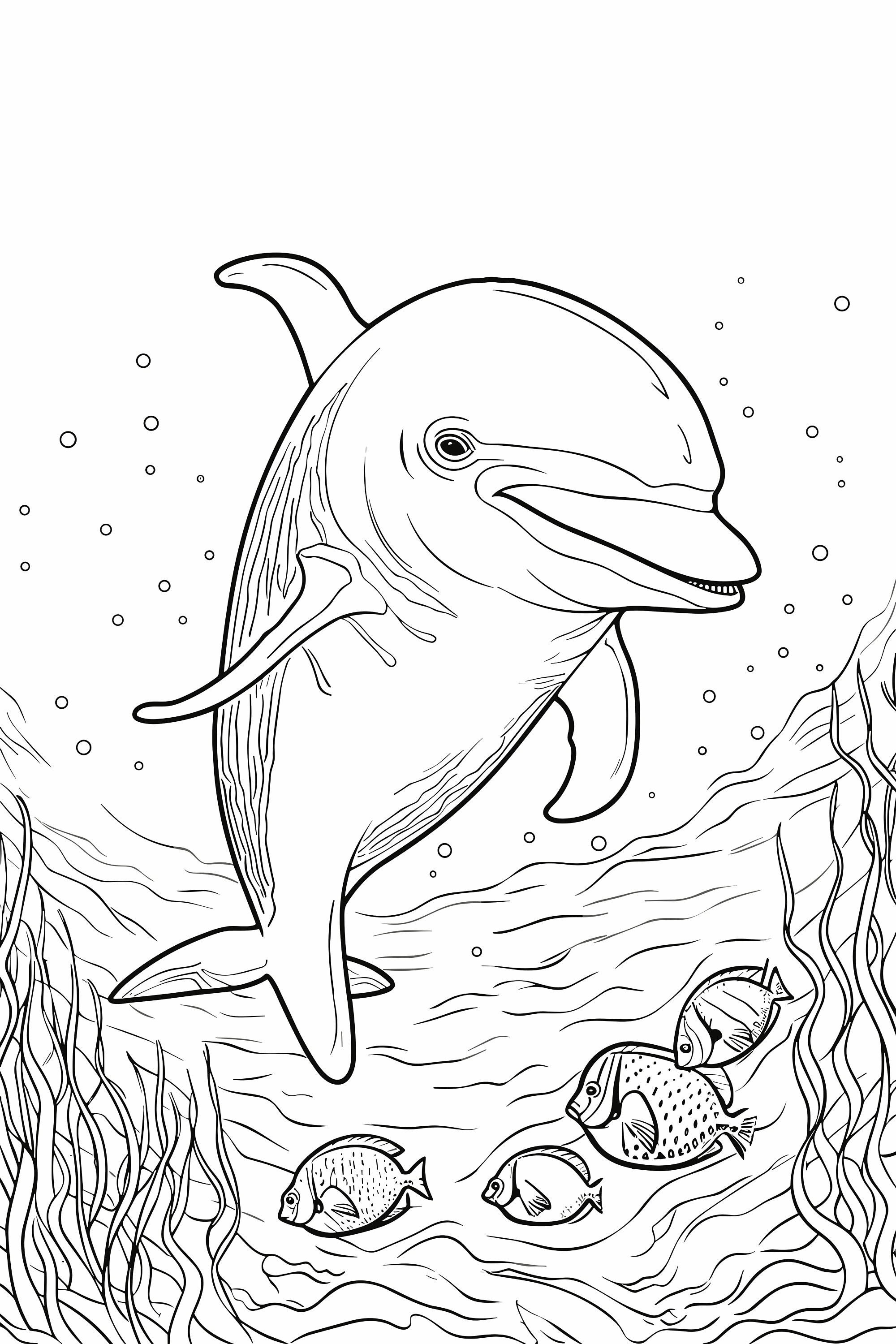 Set of 30 Sea Animal Coloring Pages, Underwater Creatures Coloring Book ...