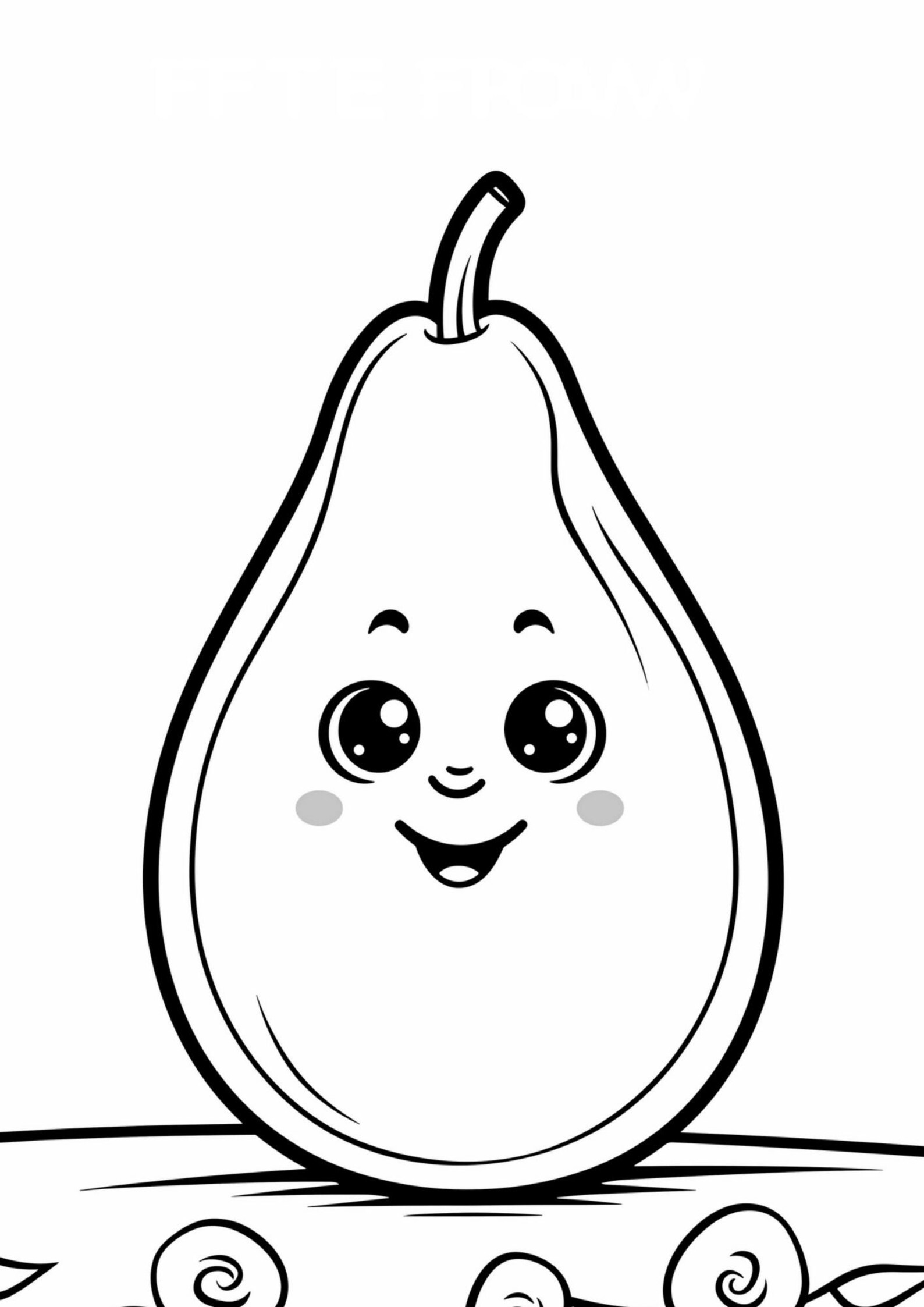 20 Easy Fun Fruits and Vegetables Coloring Page for Kids Toddlers ...