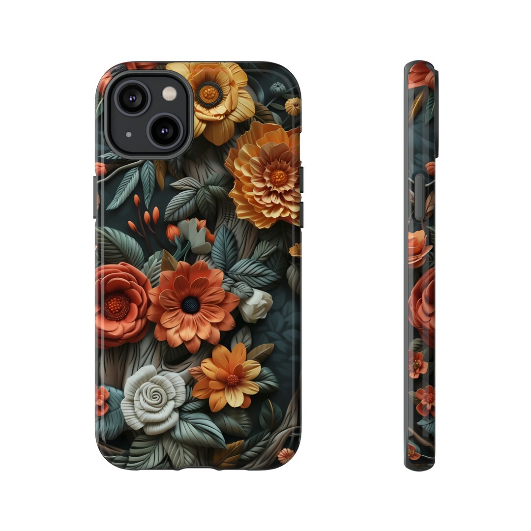 Autumn Wildflower Phone Case Harvest Floral Bouquet Design, Durable ...