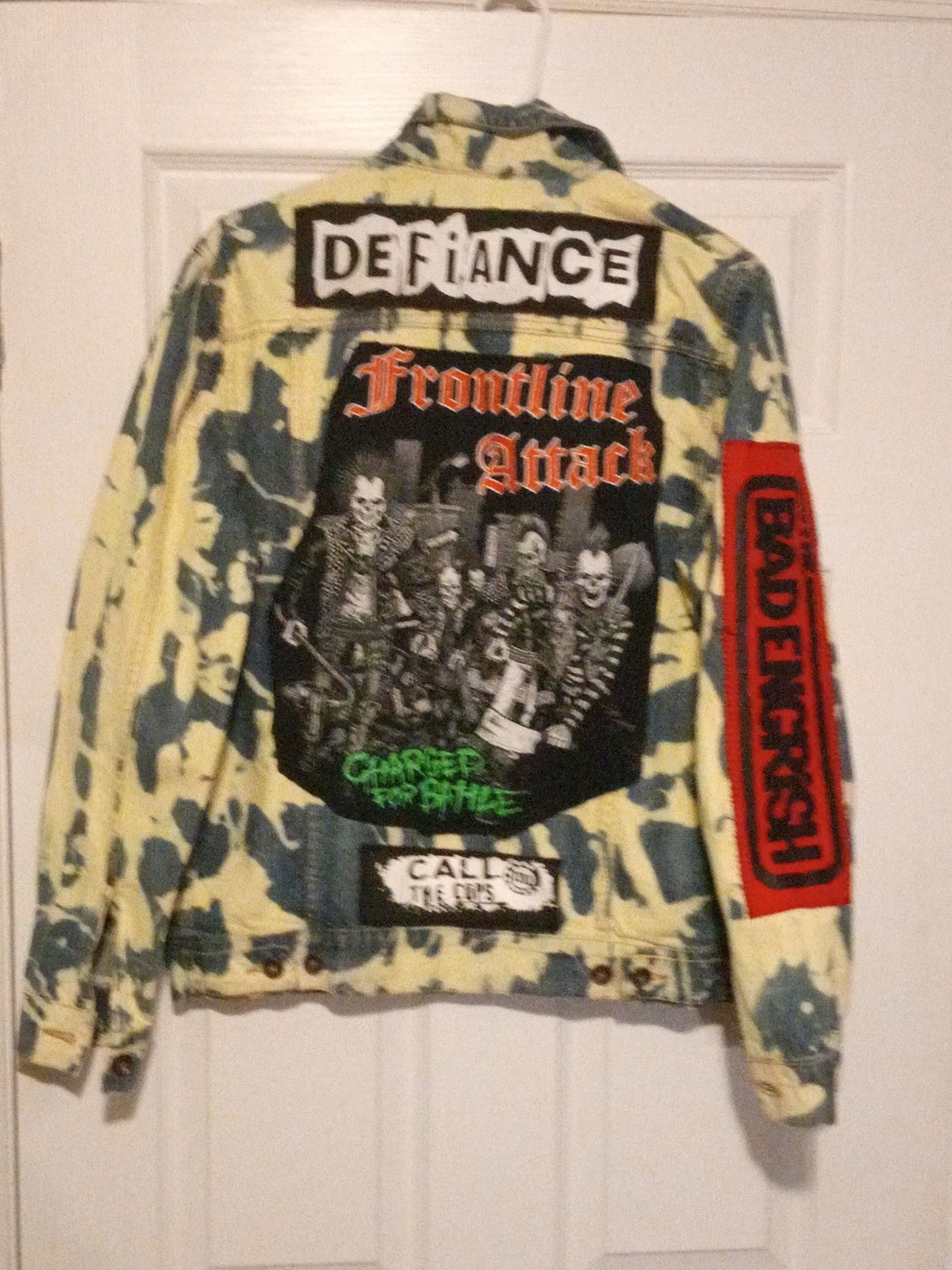 Streetpunk Denim Jacket - Etsy