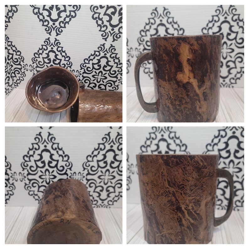 Handmade Wood Mug / Cup 26oz - Etsy