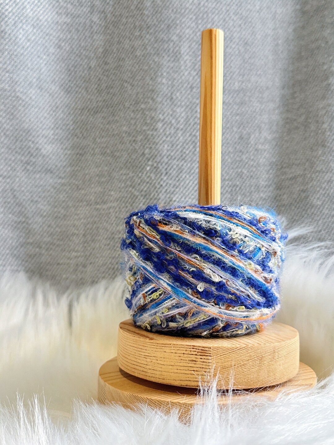 The Starry Night, Art Yarn,mixed Yarn. Chunky Yarn. Textured Yarn. Yarn ...