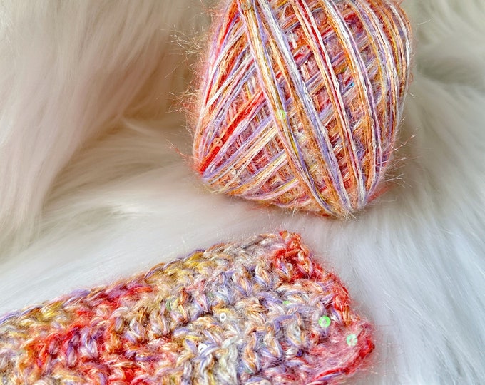 Art Yarn, Sequin Mixed Yarn, Fabulous Fibers, Textured Yarn, Yarn ...