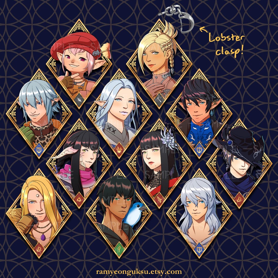 FFXIV Portrait Charms Wave 3 - Etsy