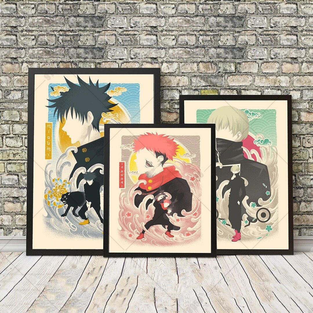 Jujutsu Kaisen Classic Poster Vintage Wall Art Retro Wall Decor High ...