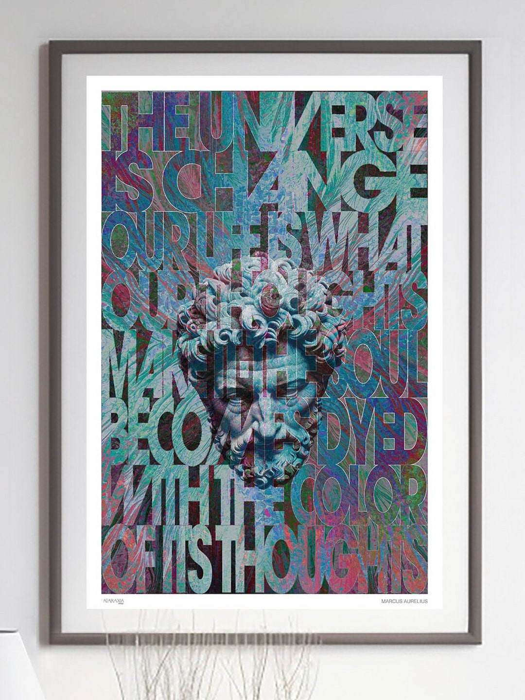 Stoicism Wall Art Original Stoic Artwork Digital Download Inspiring ...