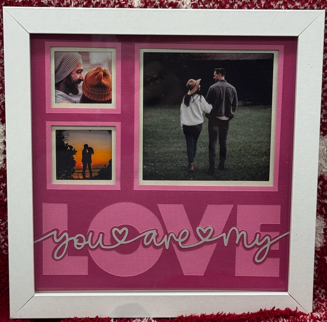 You Are My Love Shadow Box | Romantic Home Decor | Handmade Keepsake ...