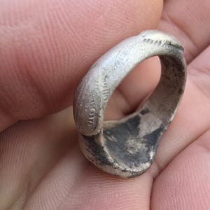 Medieval Silver Seal Ring , Two Ravens - Etsy