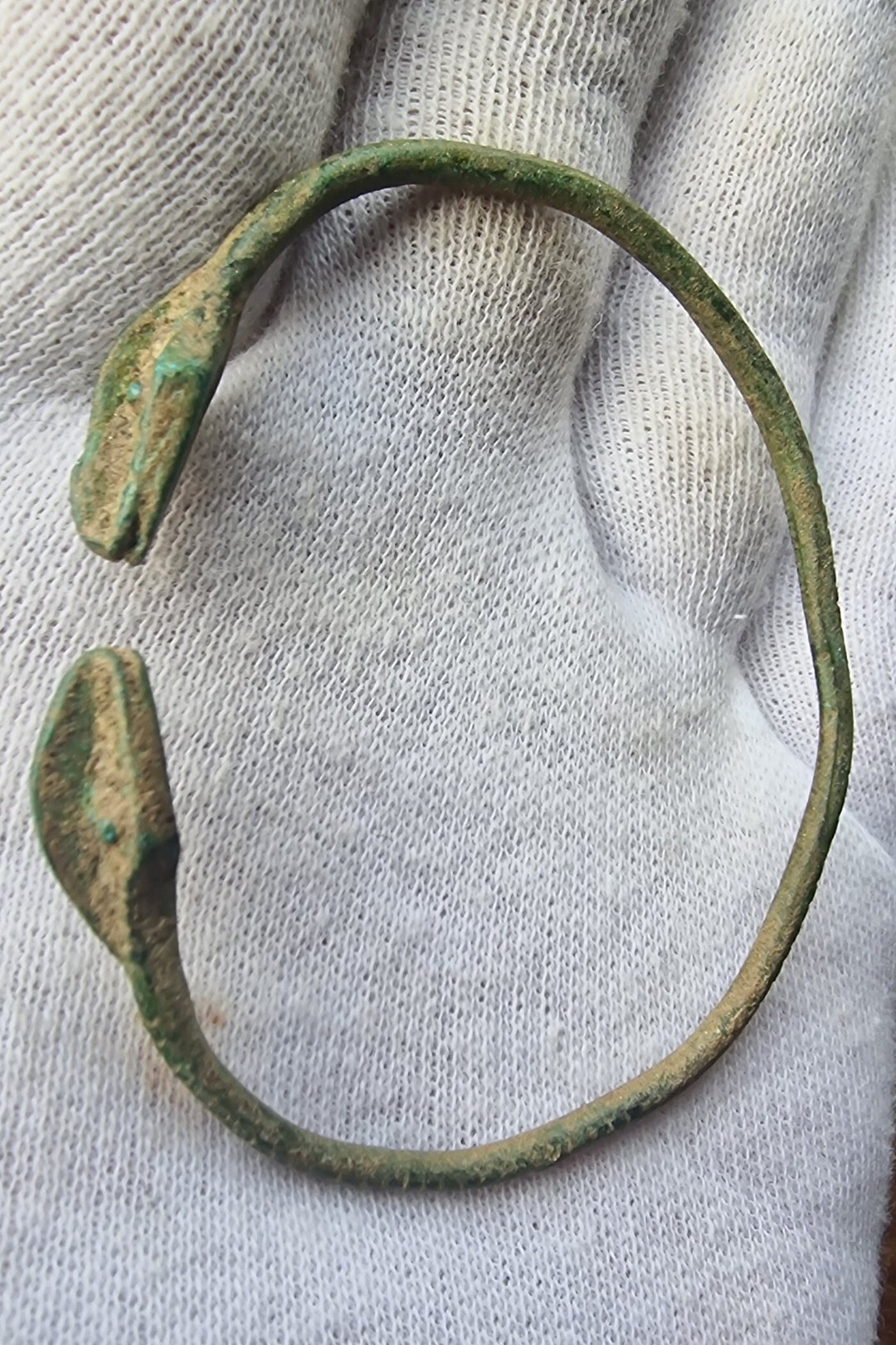 Ancient Roman Bronze Snakes Bracelet - Etsy