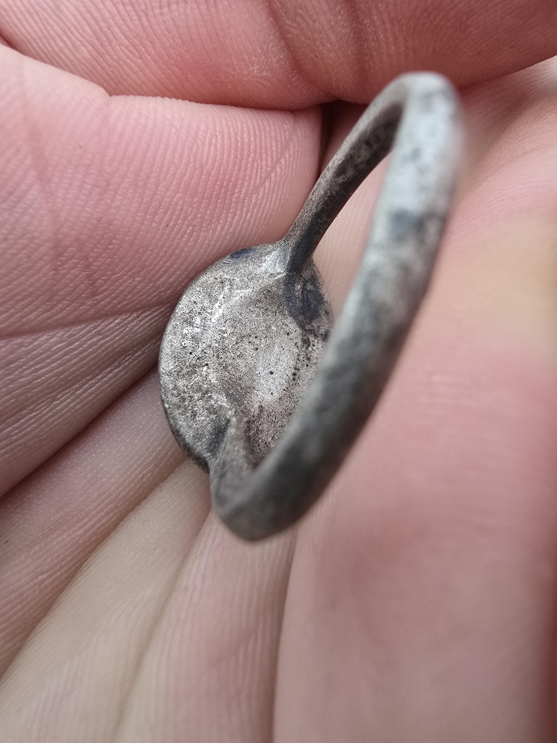 Ancient Greek Silver Seal Ring - Etsy