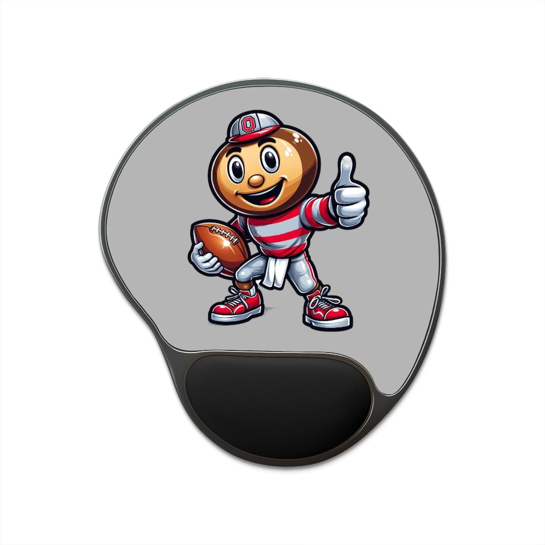 Ohio State Brutus Buckeye Inspired Mouse Pad With Wrist Rest - Etsy