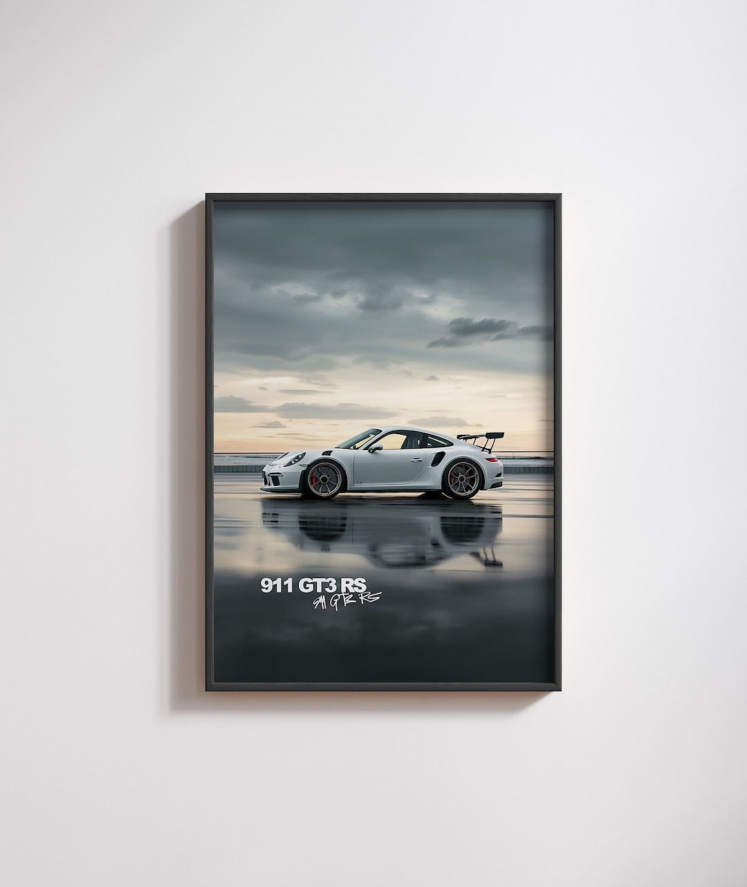 Porsche ID 911 992 Poster ID3 DA 911 964 Widebody Auto Poster gerahmt ...