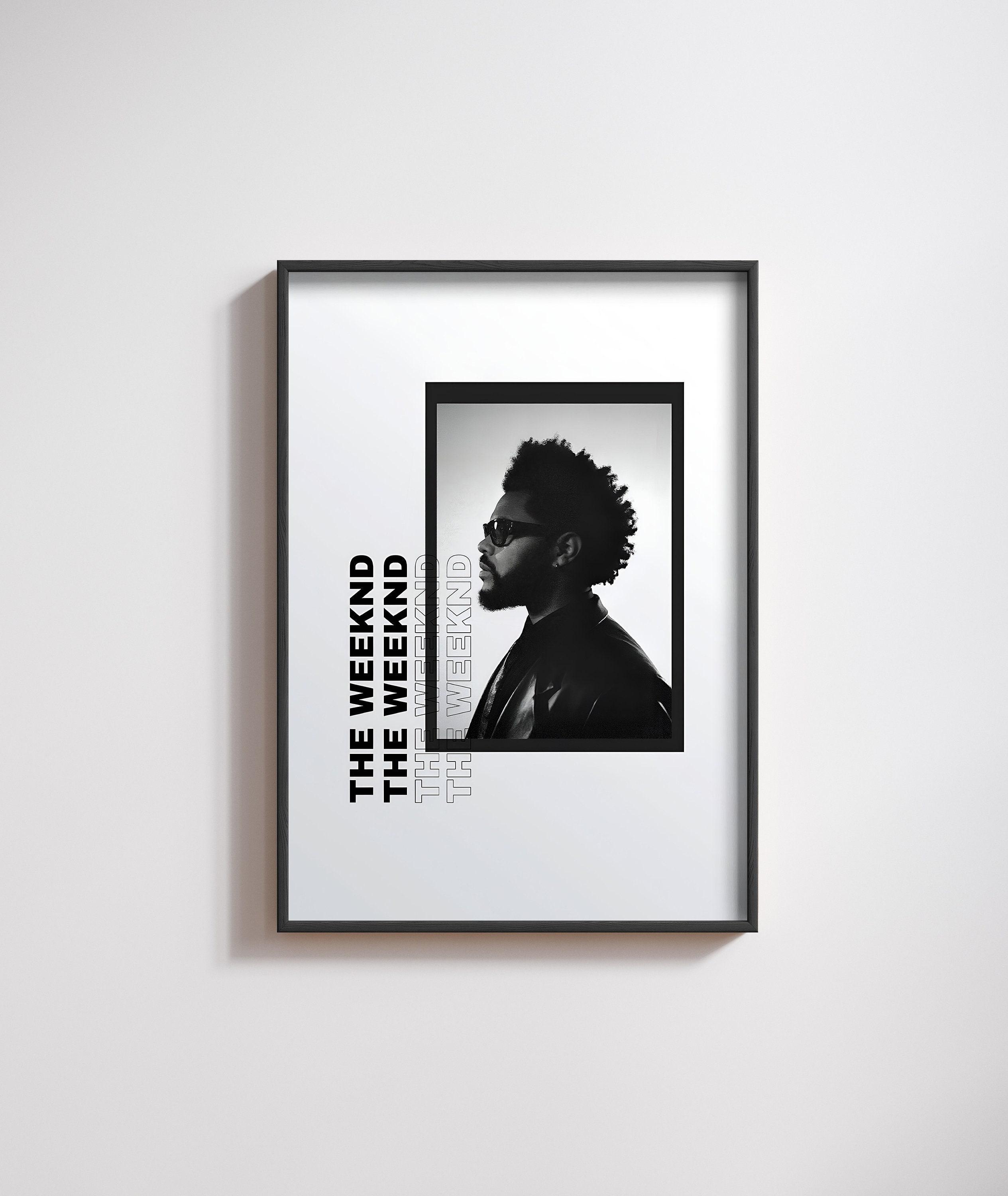The Weeknd Fan Art Album Poster the Weekend Fan Art Music Indie Poster ...