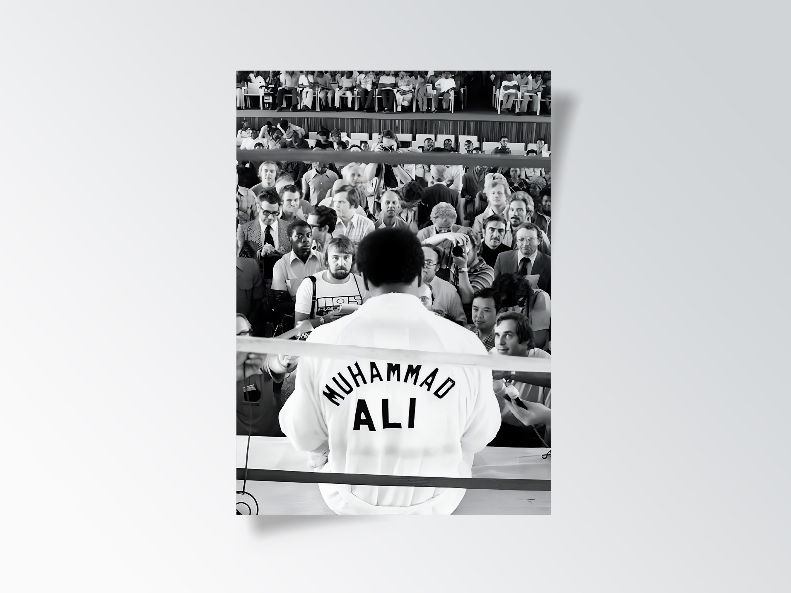 Muhammad Ali Vintage Boxing Poster Boxing Ali Fan Art Poster Framed A4 ...