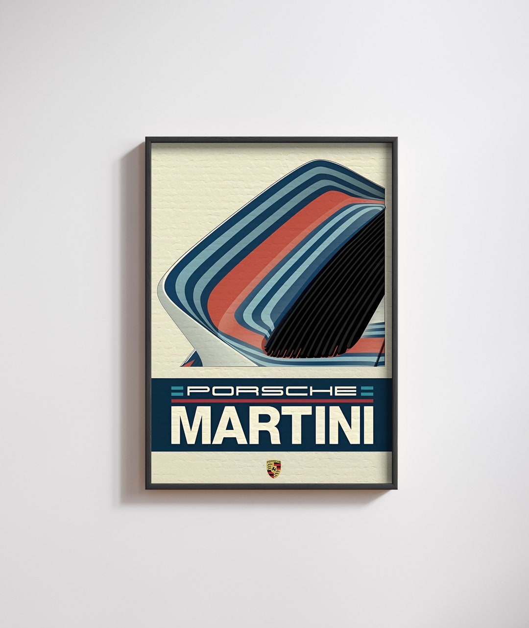 Porsche 911 Vintage Martini Racing Poster GT3 RS 911 964 Widebody Car ...